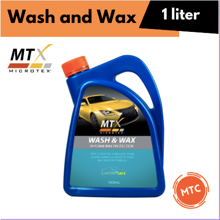 Microtex Wash and Wax (1L) (Hi-Foam Wax Protection) | Shopee Philippines