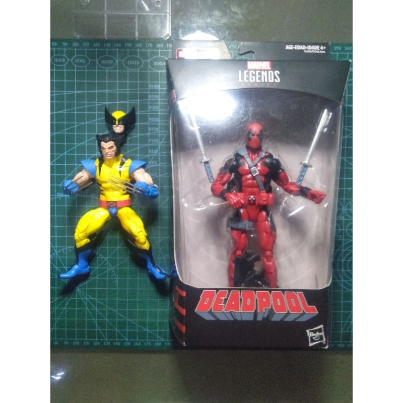 Marvel Legends (Vhs)Wolverine and Deadpool(Sasquatch wave) bundle set ...