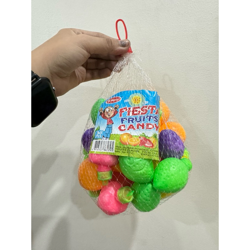 FIESTA FRUIT CANDY 30 pcs fruit flavor |in mini fruits design | Lootbag ...