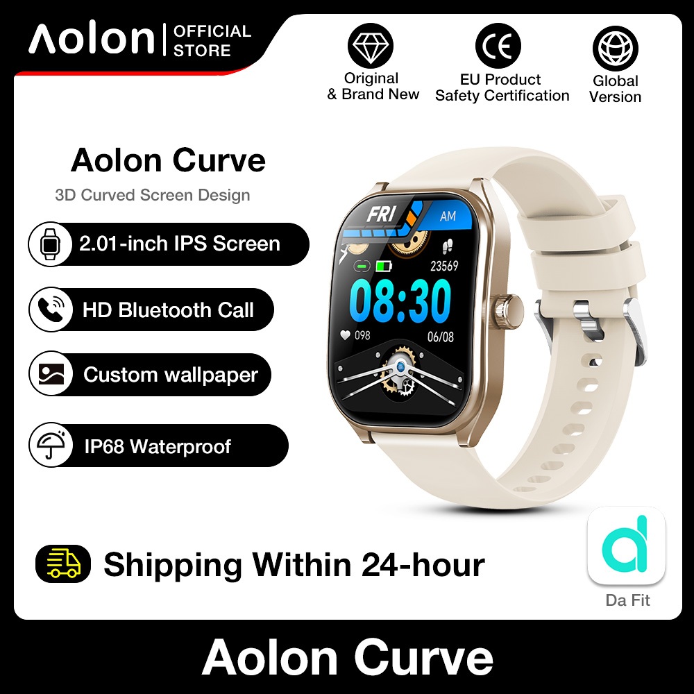 Aolon Curve Smart Watch 2.01Inch Ultra Original IP68 Waterproof Health ...