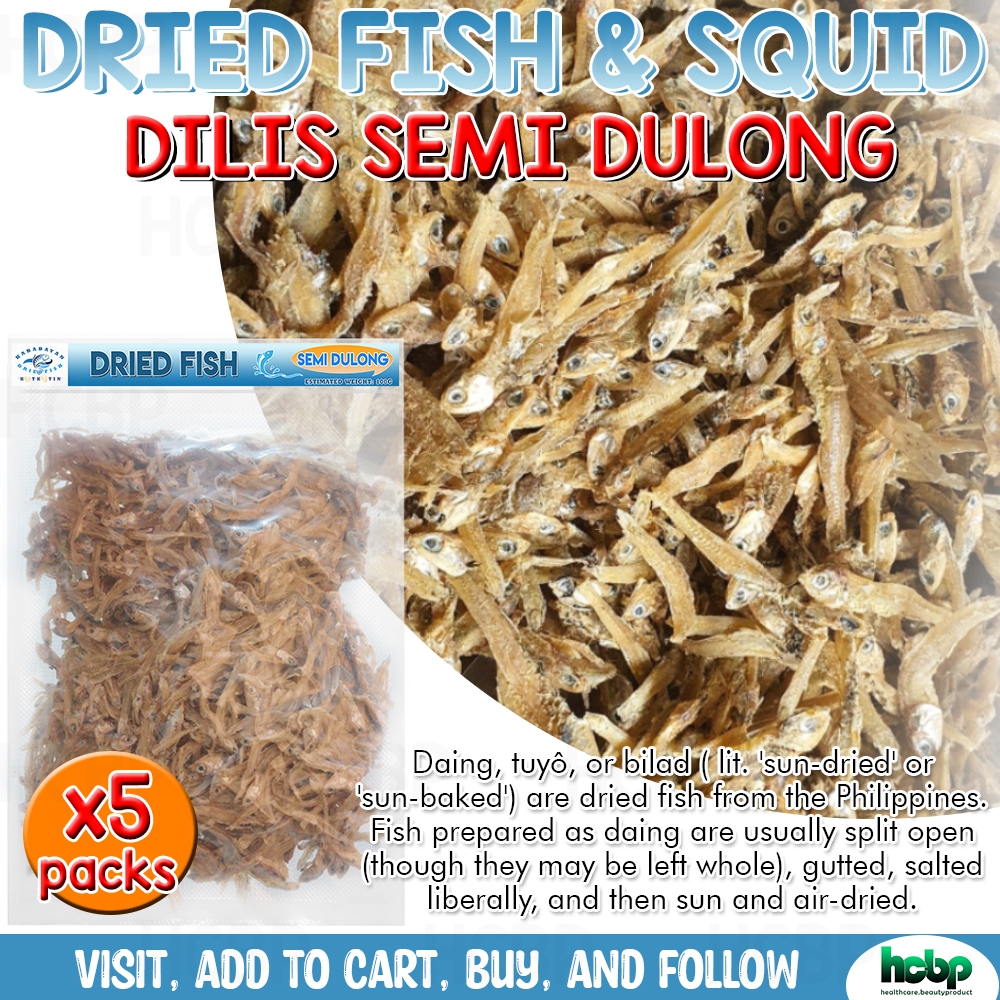 Dried Fish Semi Dulong Dilis 500g / 1kg Dried Anchovies / Gourmet Dried ...
