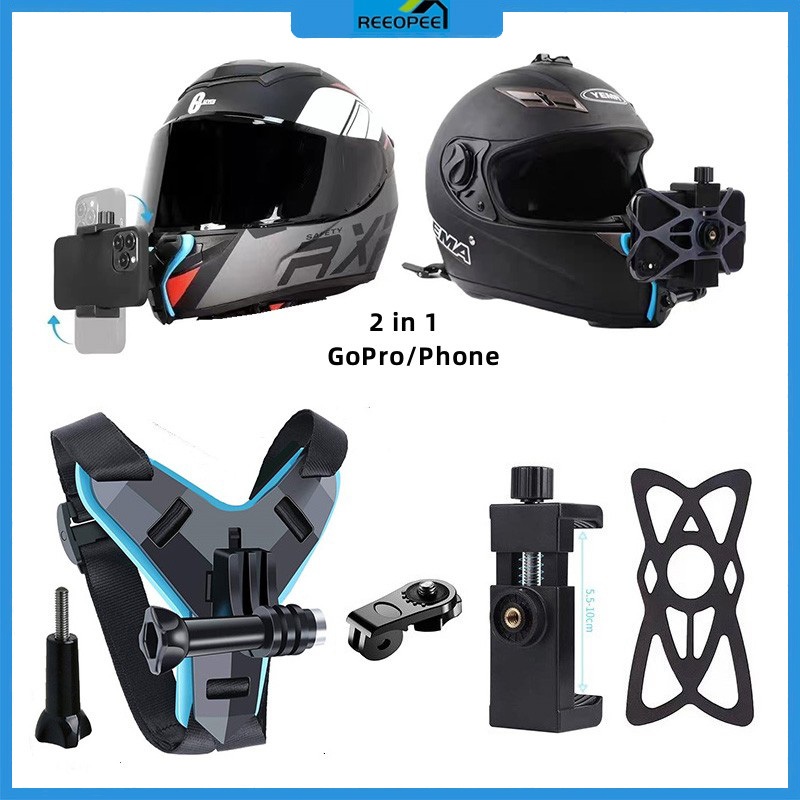 Helmet Accessories Motorcycle Helmet Holder Riding Chin Strap Mount ...