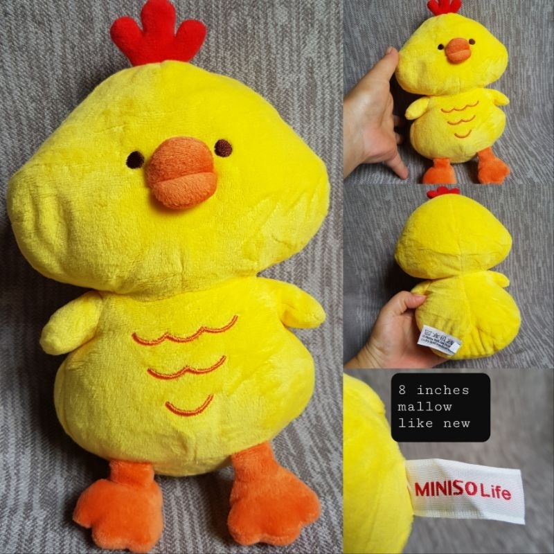 miniso life bear pink bunny penguin duck stuffed toys preloved | Shopee ...