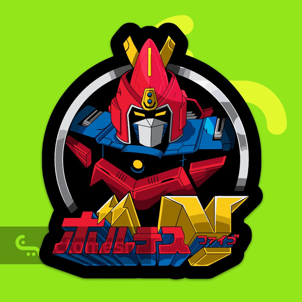 Voltes V Badge A - Vinyl Waterproof Sticker by EctoMesh | Shopee ...