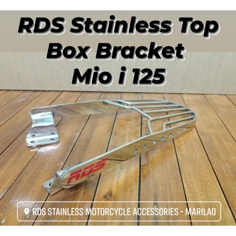 MIO i 125/M3 Stainless Top Box Bracket (RDS Made) | Shopee Philippines