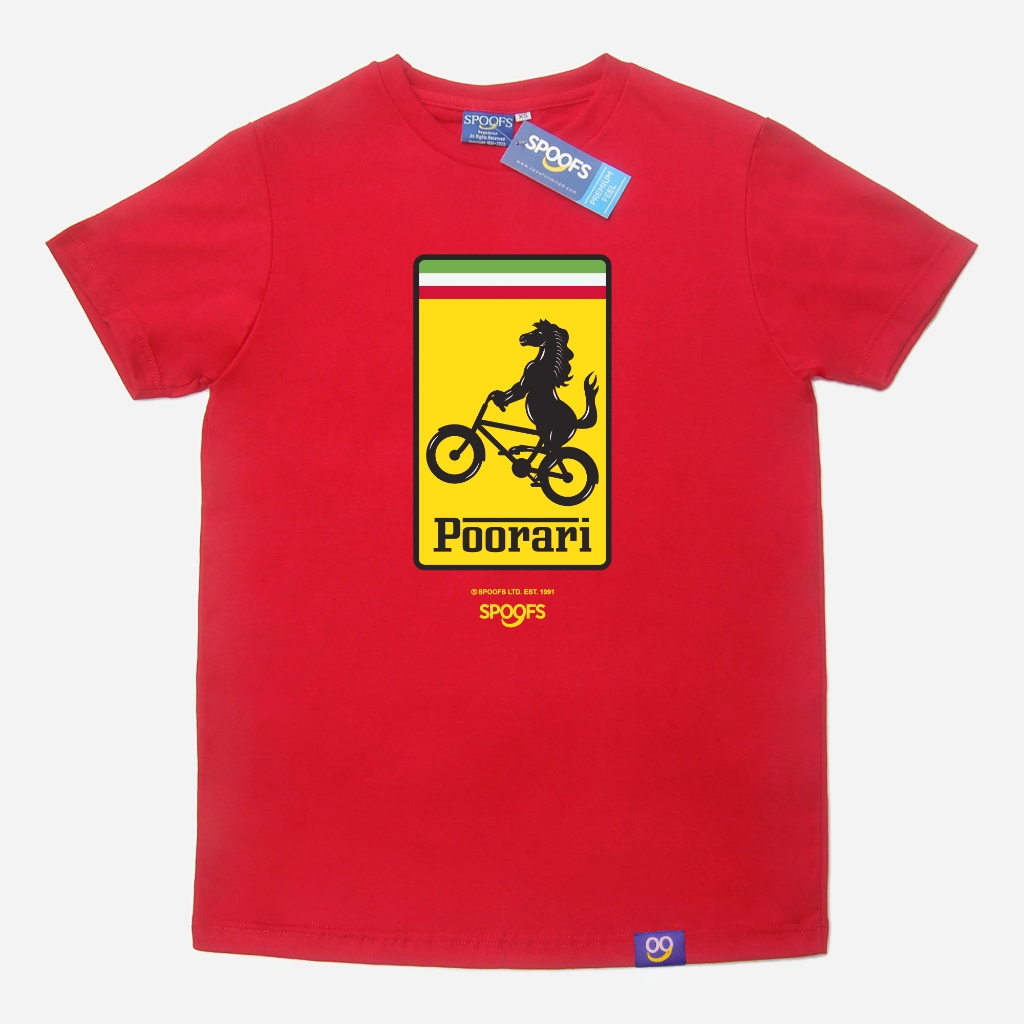 Spoofs Poorari Samba Red For Men/Unisex | Shopee Philippines