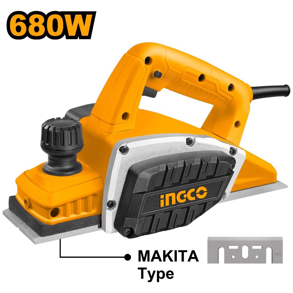 Ingco Electric Wood Planer Machine Katam 680W / 750W for Woodworking ...