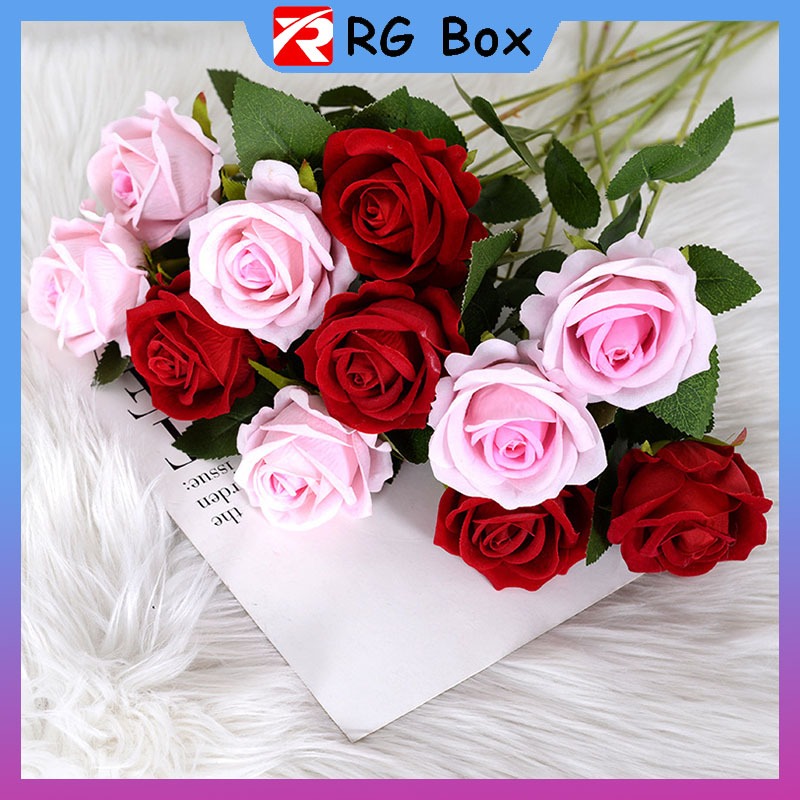 High Quality Cloth Rose Fake Rose Fake Flowers Artificial Flower For ...