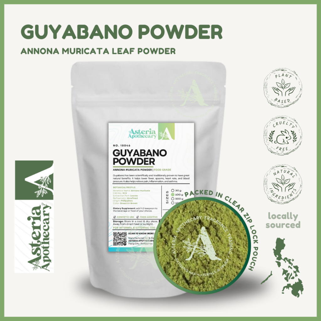 Guyabano Leaf Powder 500g & 1Kg - Asteria Apothecary | Shopee Philippines