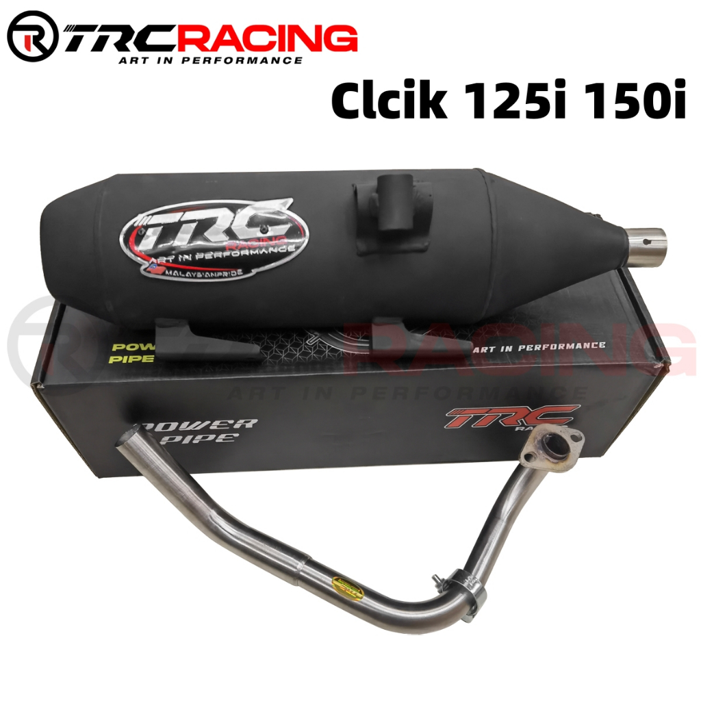 TRC Racing Honda Click 125 150 V2 Power Pipe Muffler Exhaust Motorcycle ...