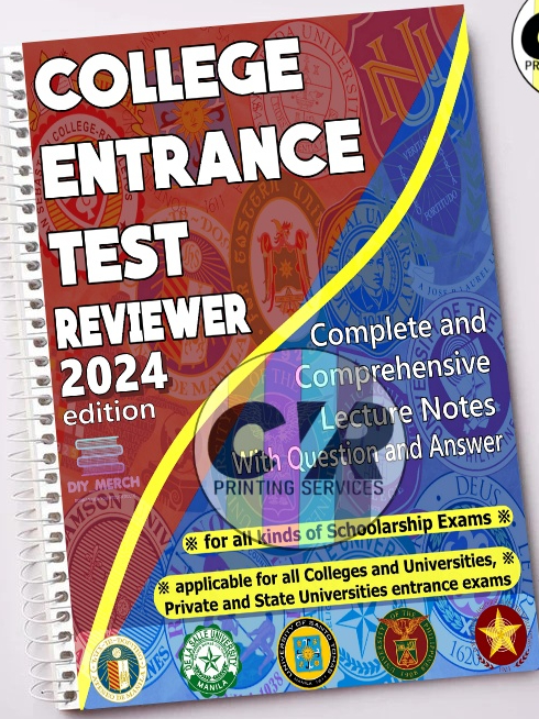 COLLEGE ENTRANCE TEST REVIEWER 2024 - 2-IN-1 BUNDLE-LECTURE NOTES WITH ...