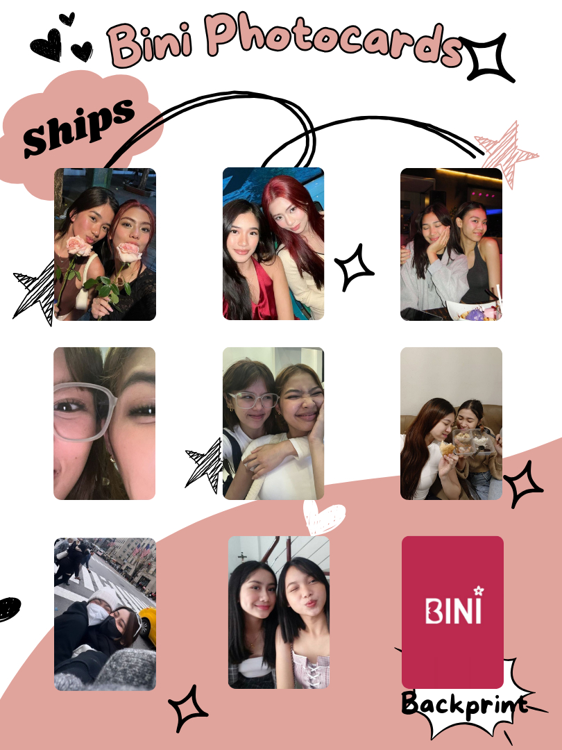 Bini Photocards Aiah Maloi Jhoanna Colet Stacey Gwen Mikha Sheena ...