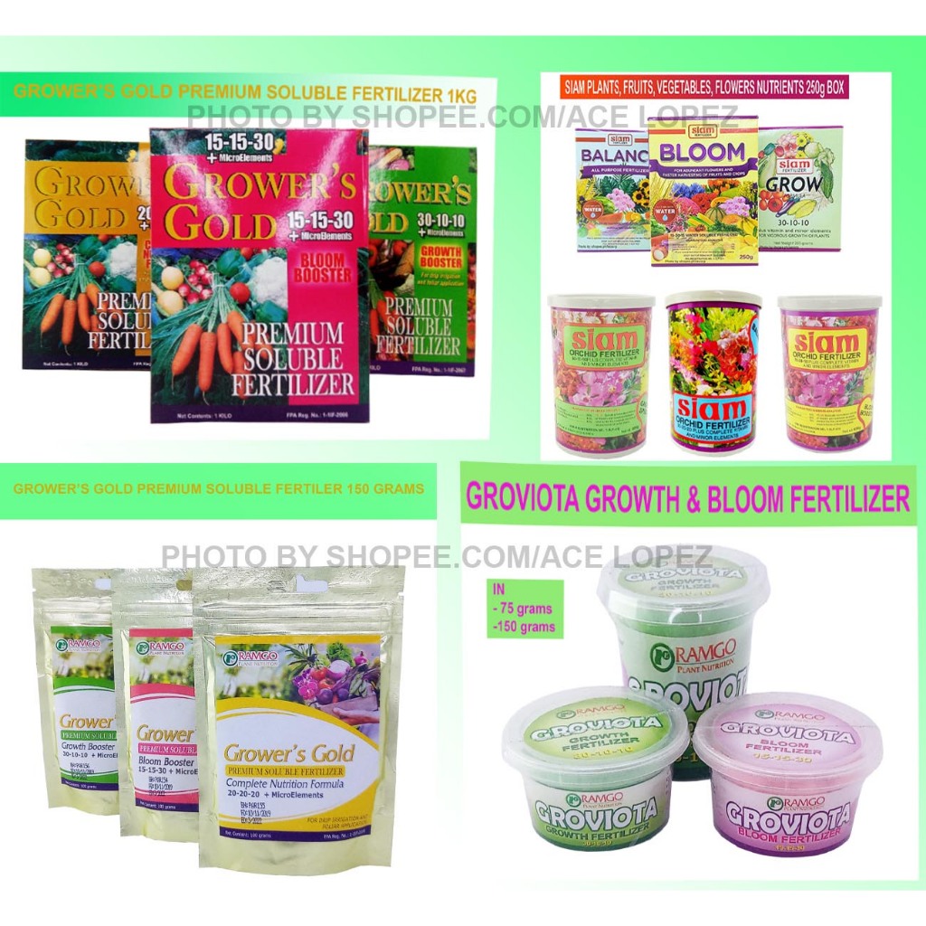 Groviota, Siam & Growers Gold Fertilizer _ALS2127 | Shopee Philippines