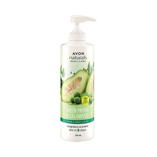 Avon Care Hand & Body Lotion 750ml Papaya & Soy Green Papaya Royal ...