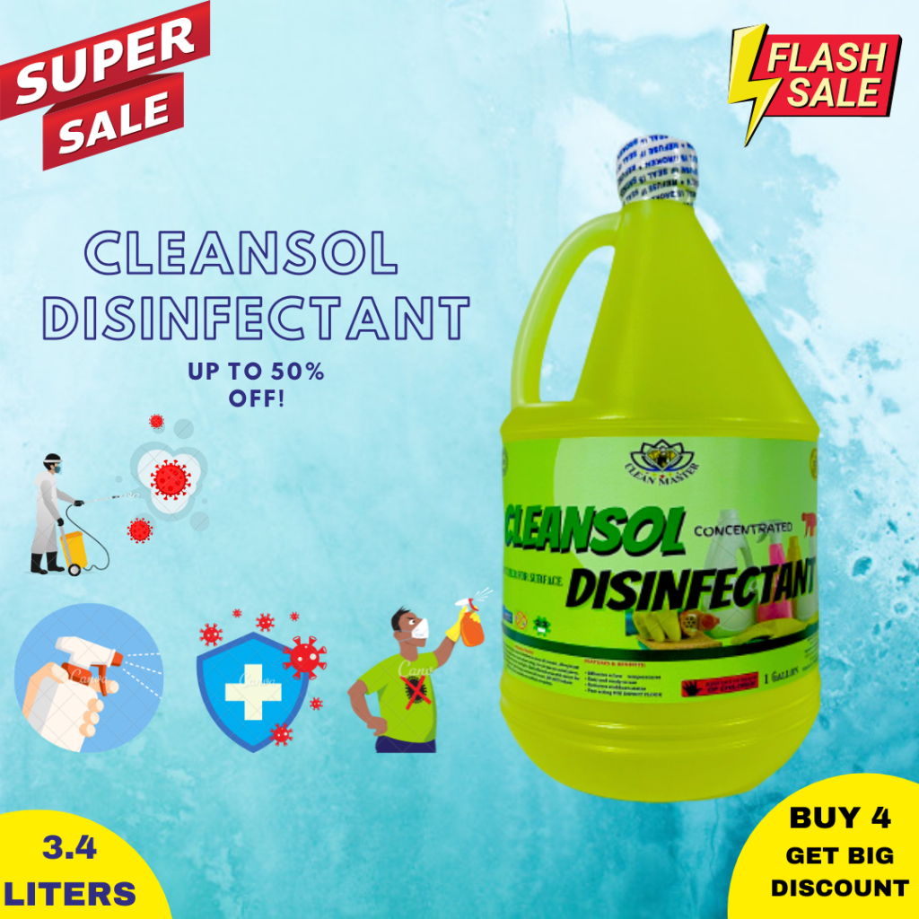 TABLE & FLOOR DISINFECTANT SOLUTION FOR HOUSEKEEPING 1GALLON | Shopee ...
