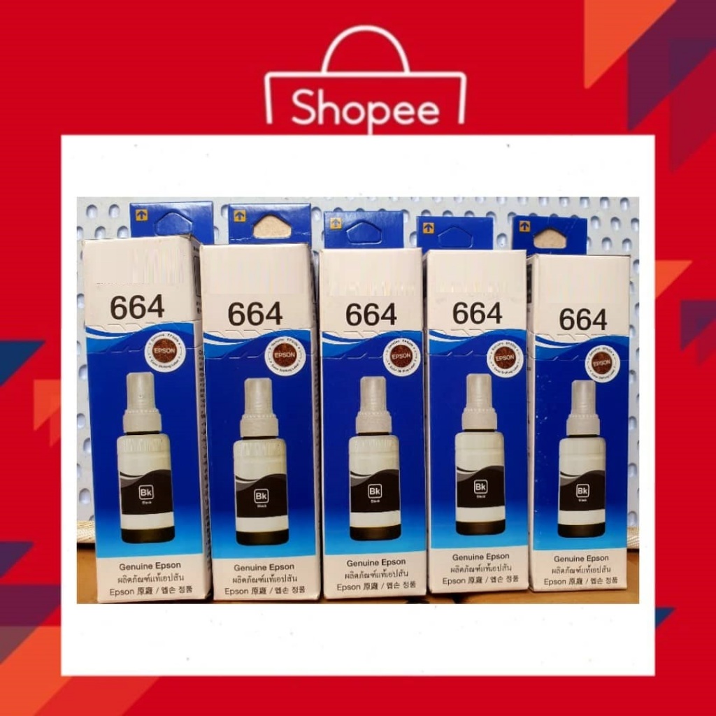 664 INK BLACK 70ML. PREMIUM(5PCS) | Shopee Philippines