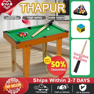 Mini billiard Table for Kids wooden with tall feet pool table set Children Mini Billiard Pool ...