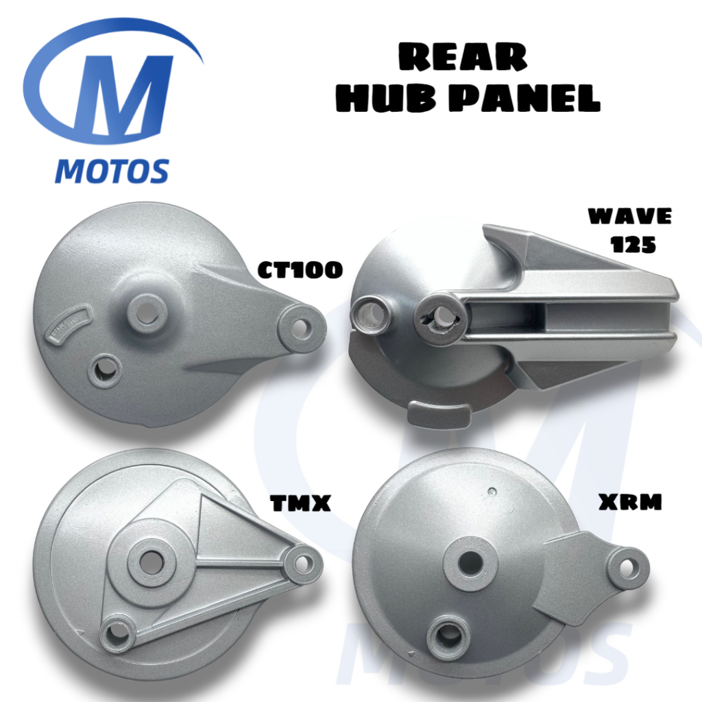 MOTOSPH MOTORCYCLE REAR HUB PANEL FOR TMX/XRM/WAVE100/CT100 | Shopee ...