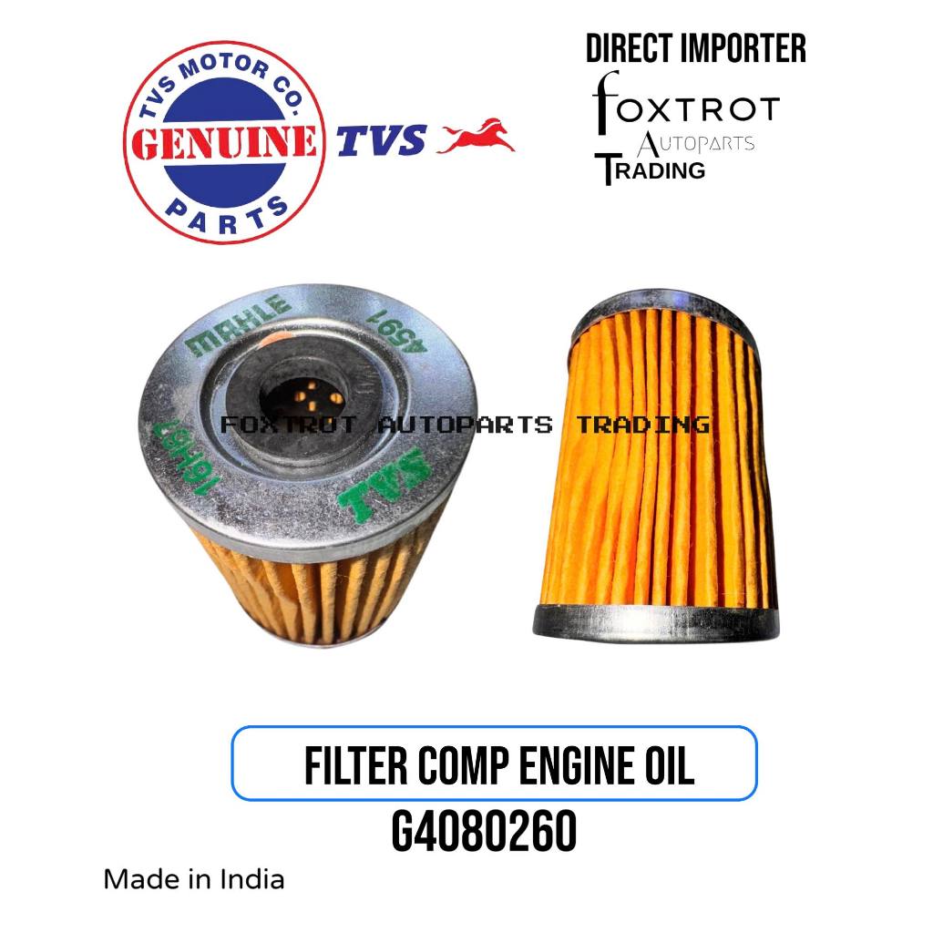 TVS KING Oil Filter Complete Part G4080260 | Shopee Philippines
