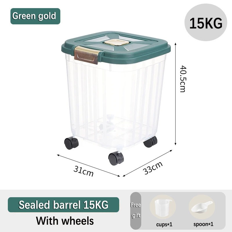 25Kg Rice dispenser rice box storage with cup Food storage container ...
