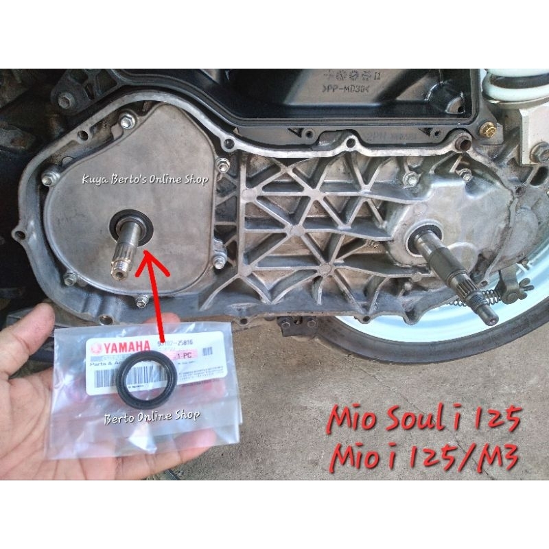 YGP (Orig) Crankshaft Oil seal 93102-25816 Yamaha Mio i 125 / Mio Soul ...