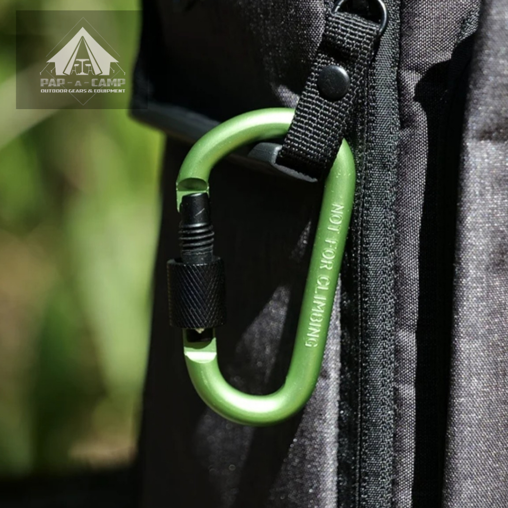 PAPaCAMP D-Ring Heavy Duty Carabiner Outdoor Backpacks Hammock Tarp ...