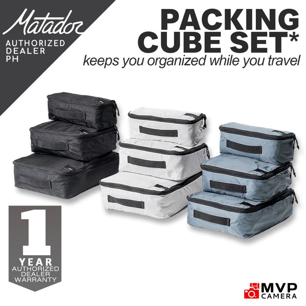 MATADOR Packing Cube Set 3-Pack MVP CAMERA | Shopee Philippines
