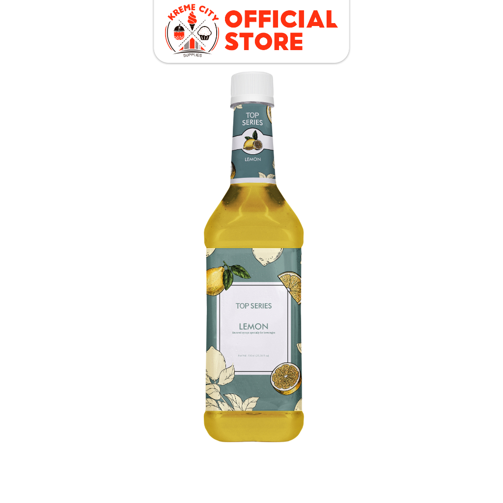 TOP Creamery Top Series Lemon Syrup 750ml | Shopee Philippines