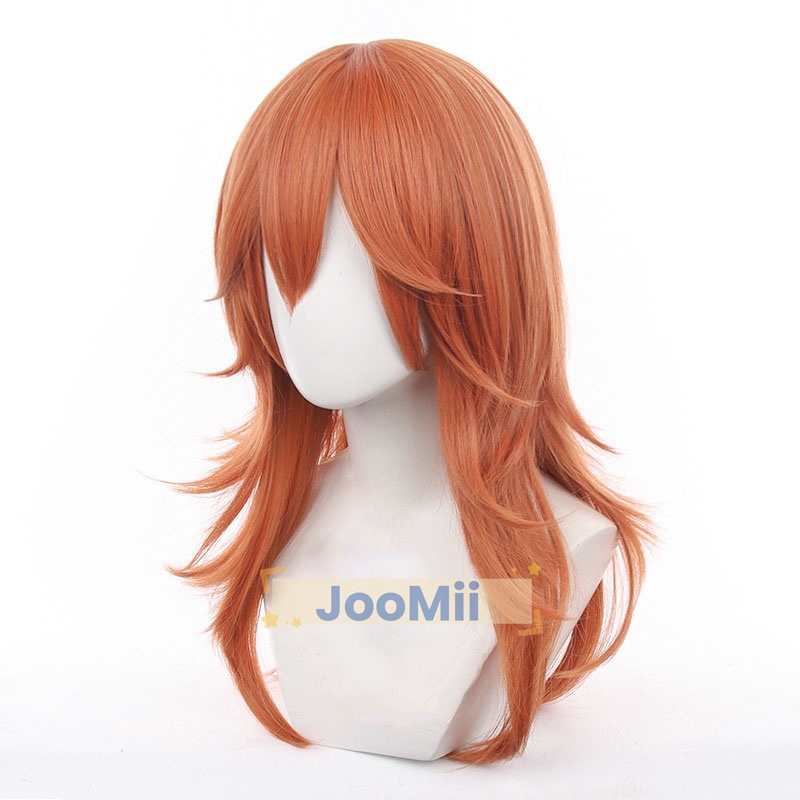 Chainsaw Angel Devil Anime Cosplay Wig 60cm Orange Brown Hair Heat ...