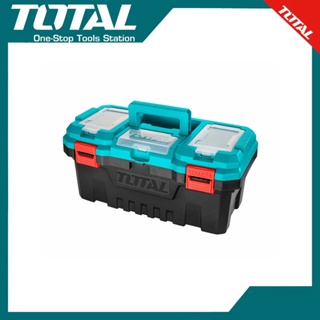 TOTAL Premium Industrial Plastic Tool Box 14"(SS)/17"(SS)/20" Max Load: 10, 5, 20KG | Shopee ...