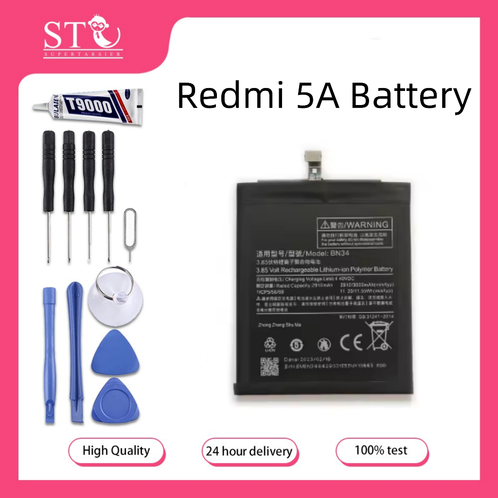 For RedMi 5A Battery BN34 For Replacement | Shopee Philippines