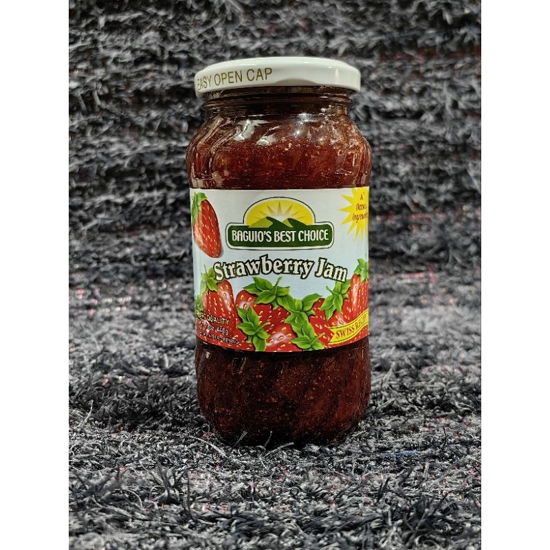 Strawberry Jam (Baguio's Best Choice) 449 grams | Shopee Philippines