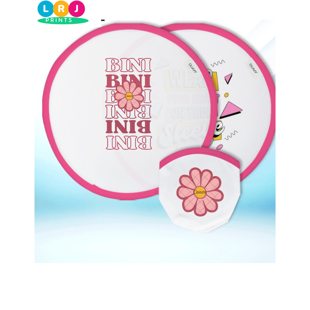 BINI PH GIRL GROUP ROUND FAN COLOR PINK | Shopee Philippines