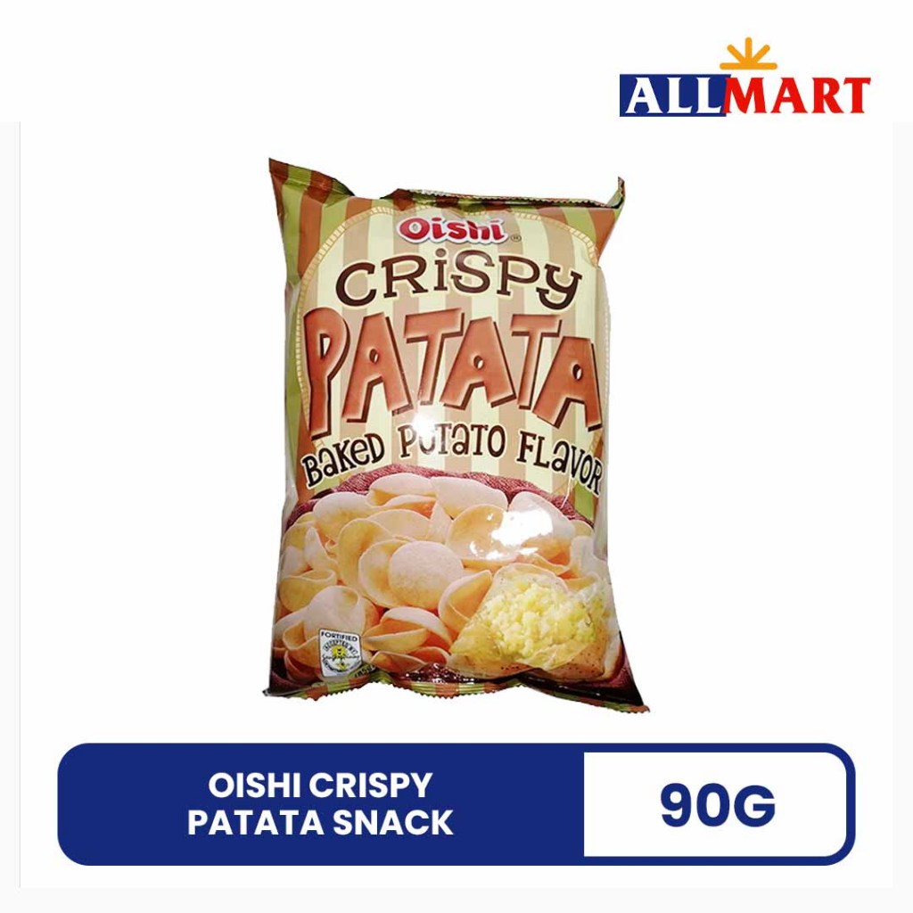 Oishi Crispy Patata Snack 90g - AllMart Online Grocery | Shopee Philippines