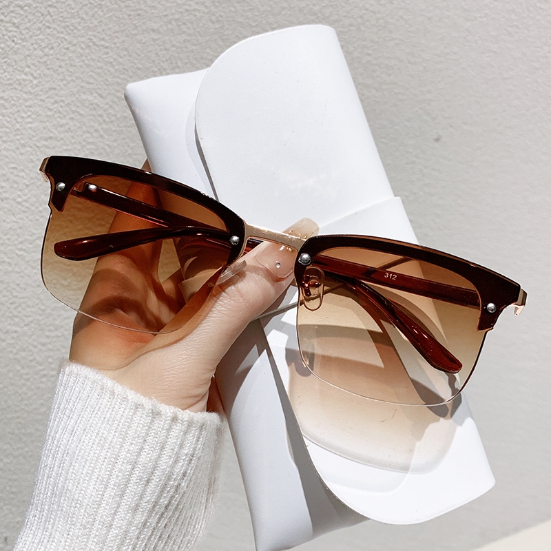 Korean fashion trend metal large frme pilot sunglasses | Shopee Philippines