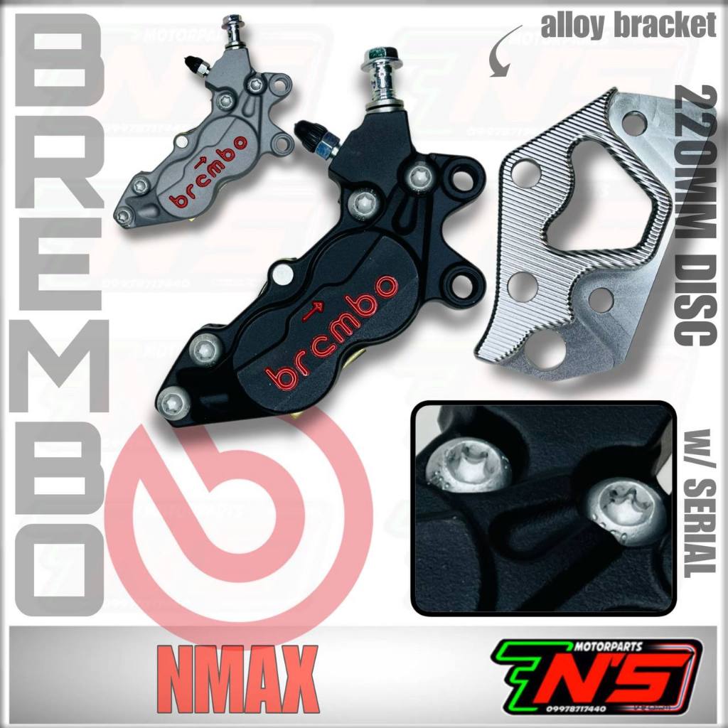 7N's 4Pot Front Caliper PREMIUM for Yamaha Nmax v1, Nmax v2 | Shopee ...