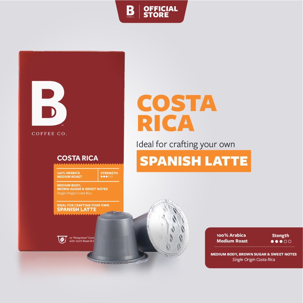B Coffee Co. Costa Rica Spanish Latte Coffee Capsules 10 Pack | Shopee ...