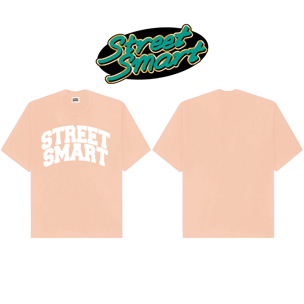 Street Smart Arc Puff Print in Apricot | Shopee Philippines