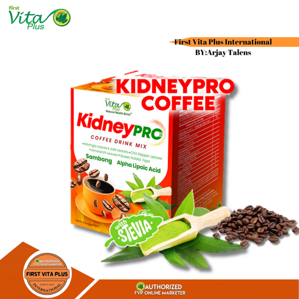 First Vita Plus KidneyPro Coffee Drink Mix 20 Sachets | Shopee Philippines