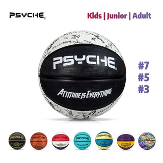 PSYCHE Original Basketball Ball Size 3 Size 5 Size 7 Kids Youth (With ...