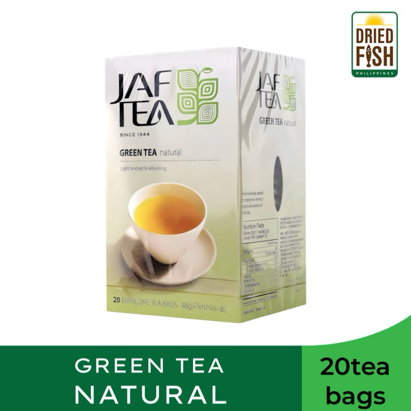 JAF TEA Black Tea | Green Tea | Refreshing Tea (20-Envelope Tea Bags ...