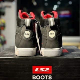 LS2 Riding Boots - Zoe Man (Black Red) | Shopee Philippines