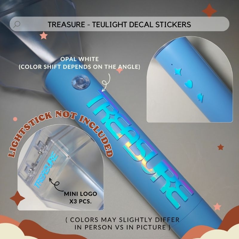 TEULIGHT - TREASURE DECAL STICKER | by Aegyoprints | Shopee Philippines