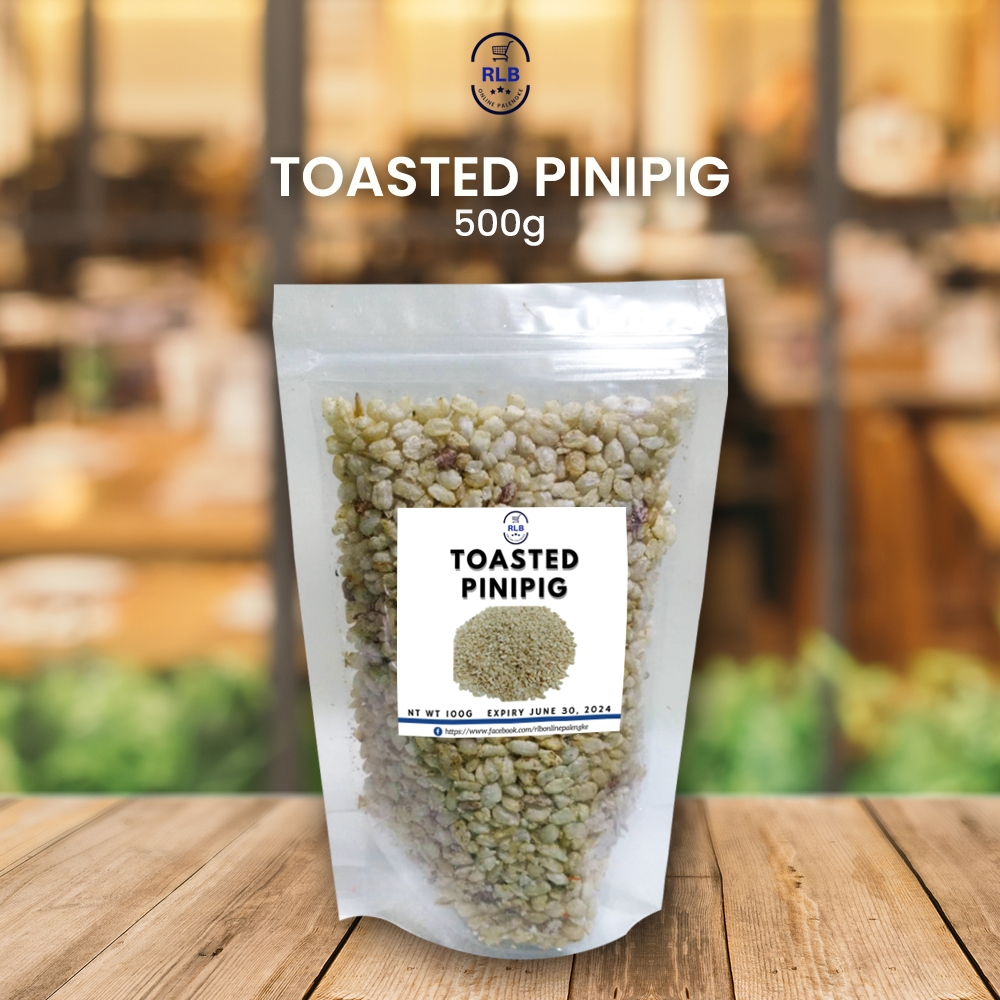 500 grams Pinipig Cooked Pinipig Halo-Halo Topping Dessert Ingredient ...