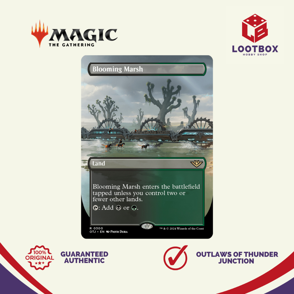 Magic the Gathering: Blooming Marsh (Rare) - Outlaws of Thunder ...