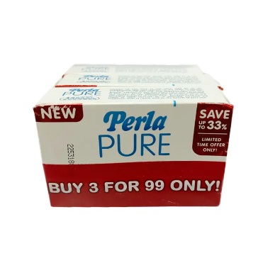 Perla Pure Soap Original 125g x 3 bars | Shopee Philippines