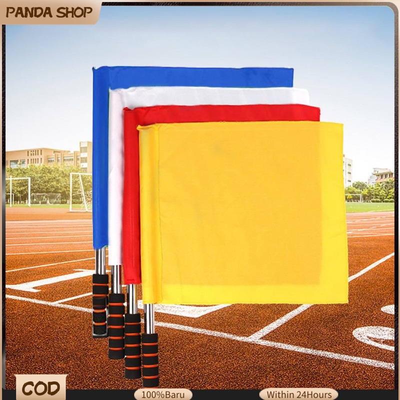 Referee Flag Command Flag Soccer Volleyball Referee Flag Stainless ...