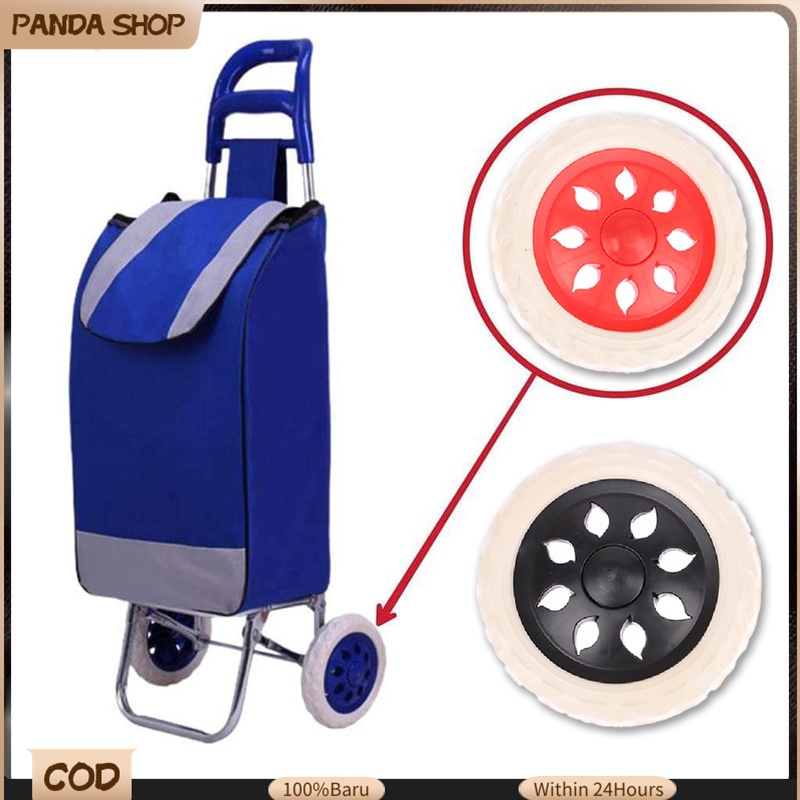 2pcs Shopping Cart Wheels 16cm Luggage Wheels Replacement Heavy Duty ...