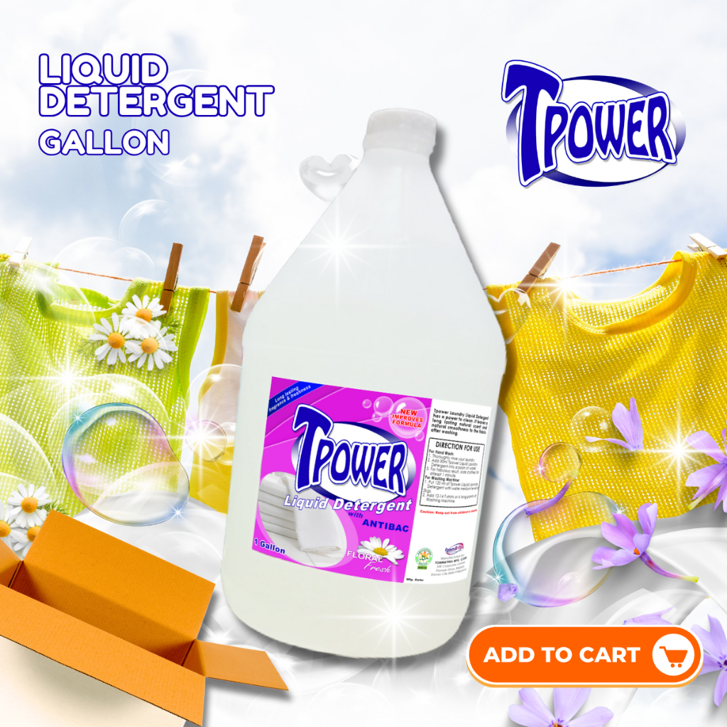TPOWER - Liquid Detergent (GALLON) | Shopee Philippines