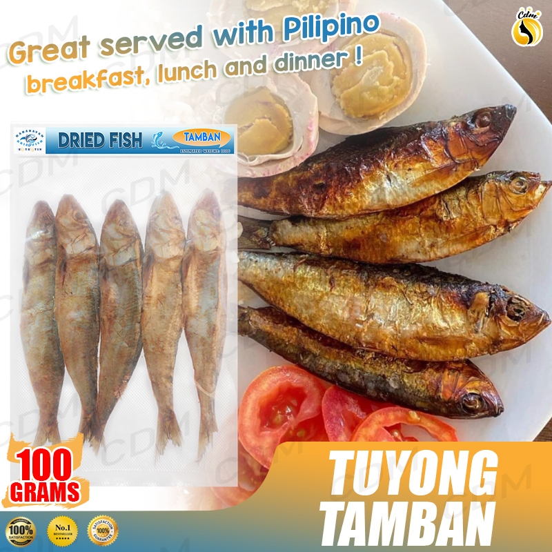 Dried Fish TAMBAN Tuyong Tamban Sardinella ( 100g/200g ) Sun Dried Fish ...